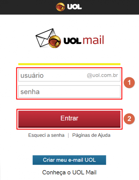 Como cadastrar-se ou criar conta no UOL Mail - MundoContas